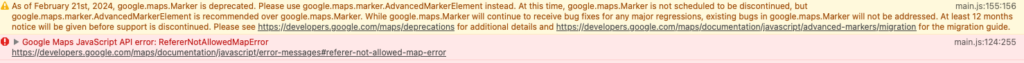 How to fix RefererNotAllowedMaperror %%sep%% %%sitename%%